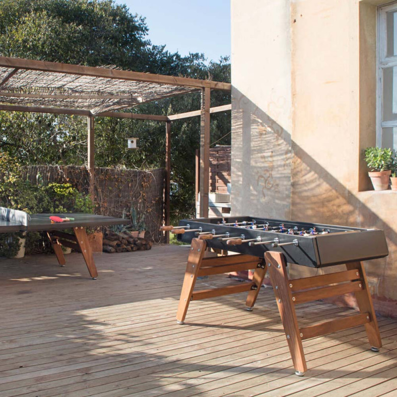 Love-it - RS Barcelona RS3 Wood Football Table Indoor/Outdoor