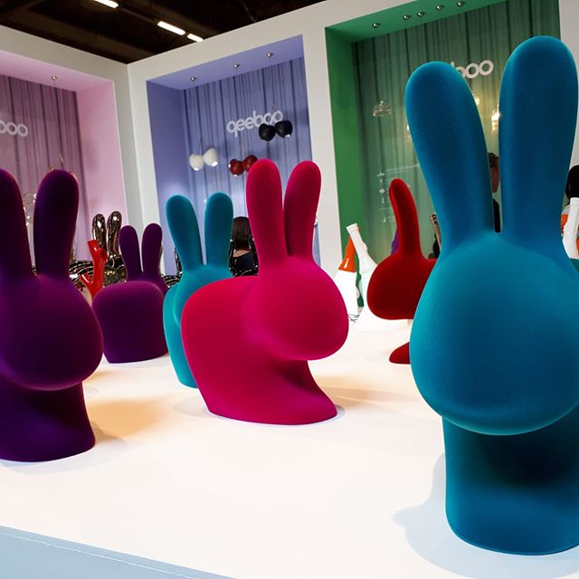 Love-it - Qeeboo Rabbit Chair Velvet Finish