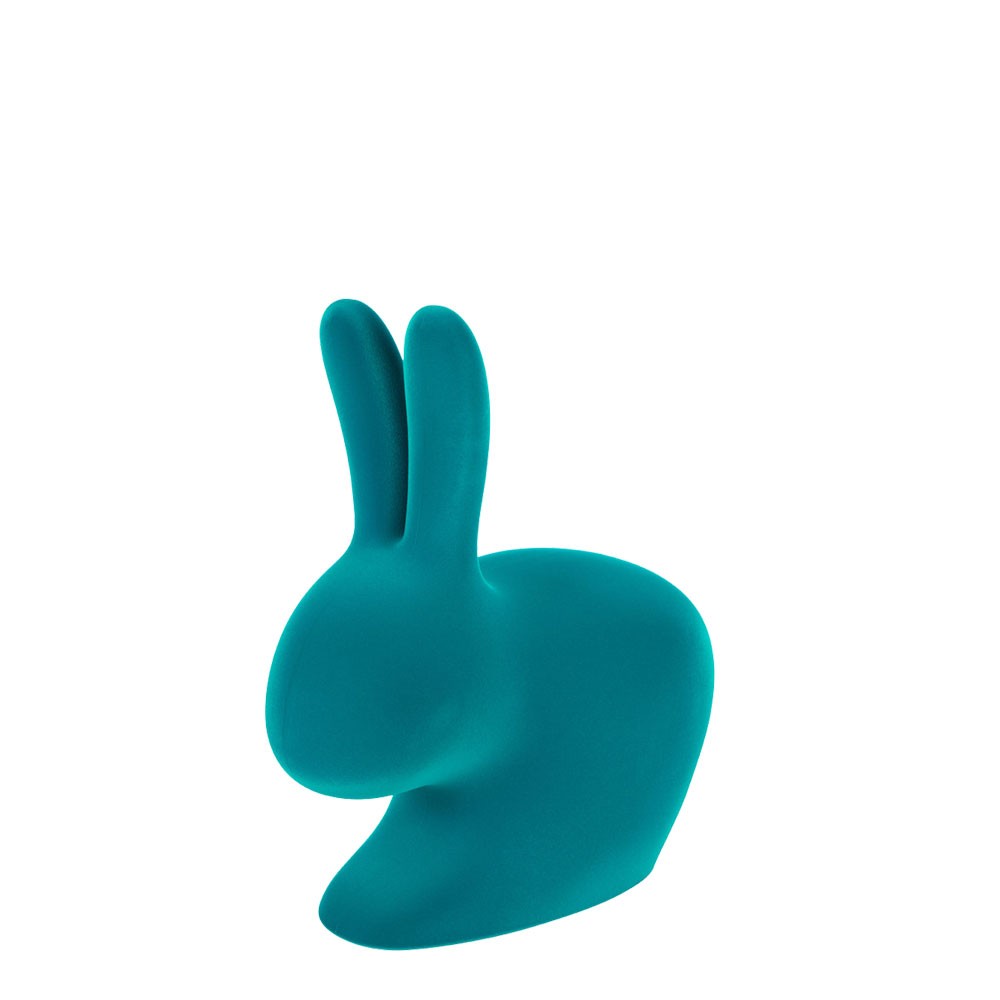 Love-it - Qeeboo Rabbit Chair Baby Velvet Finish